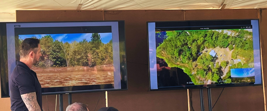 Drone Operations: Bluescape in Raven DOME